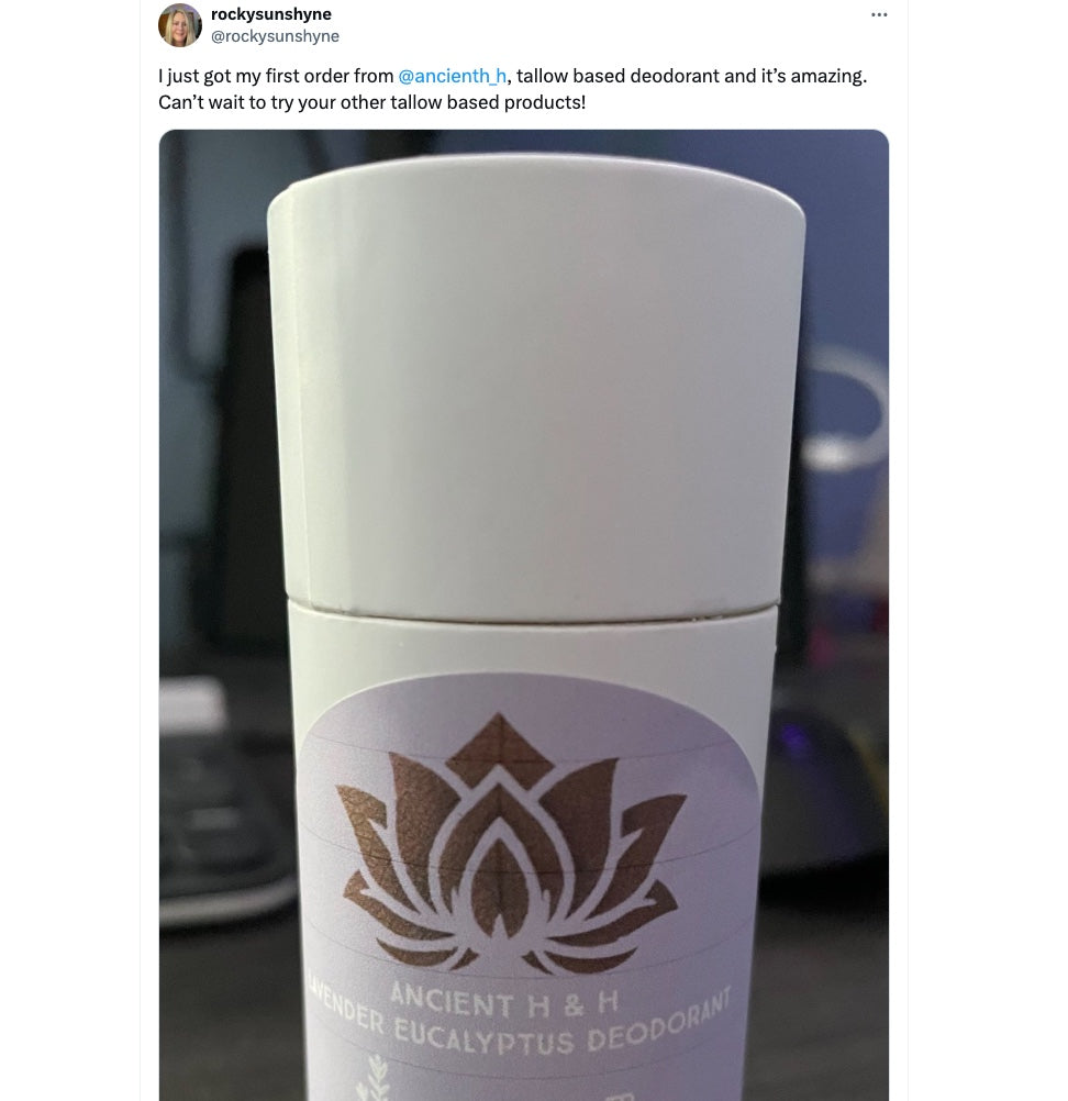 MAHA Grass-Fed Tallow Skincare | Ancient Health & Healings USA